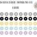 1300 Digital Stickers Icons Pack, Minimalistic Planner Stickers Sticker ...