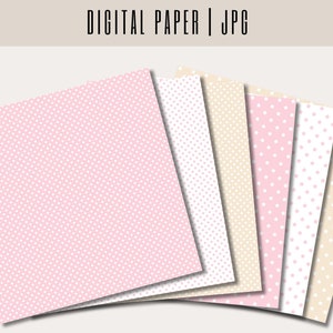 Watercolor Baby Girl Paper: Pastel Pink Designs (digital Download) - Etsy