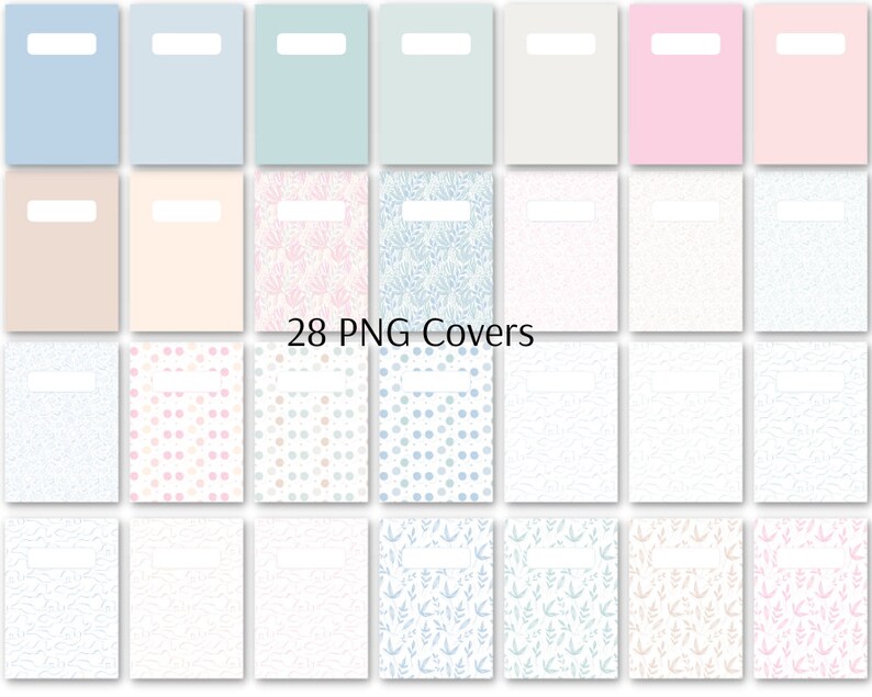 Digital 9 Subject Student Notebook iPad College School Customizable ...