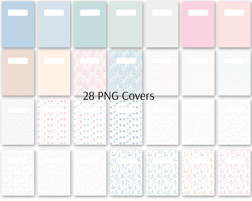 Digital 9 Subject Student Notebook iPad College School Customizable ...