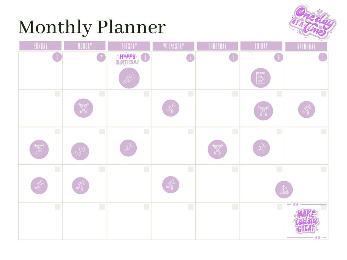 1300 Digital Stickers Icons Pack, Minimalistic Planner Stickers Sticker ...