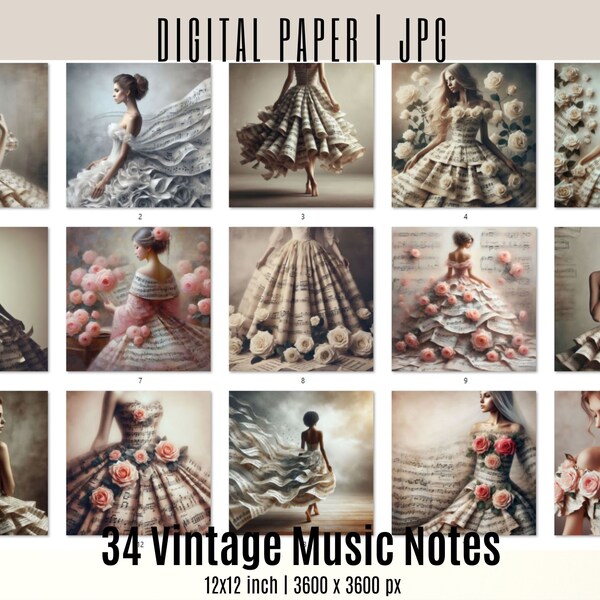 Music Decoupage - Etsy