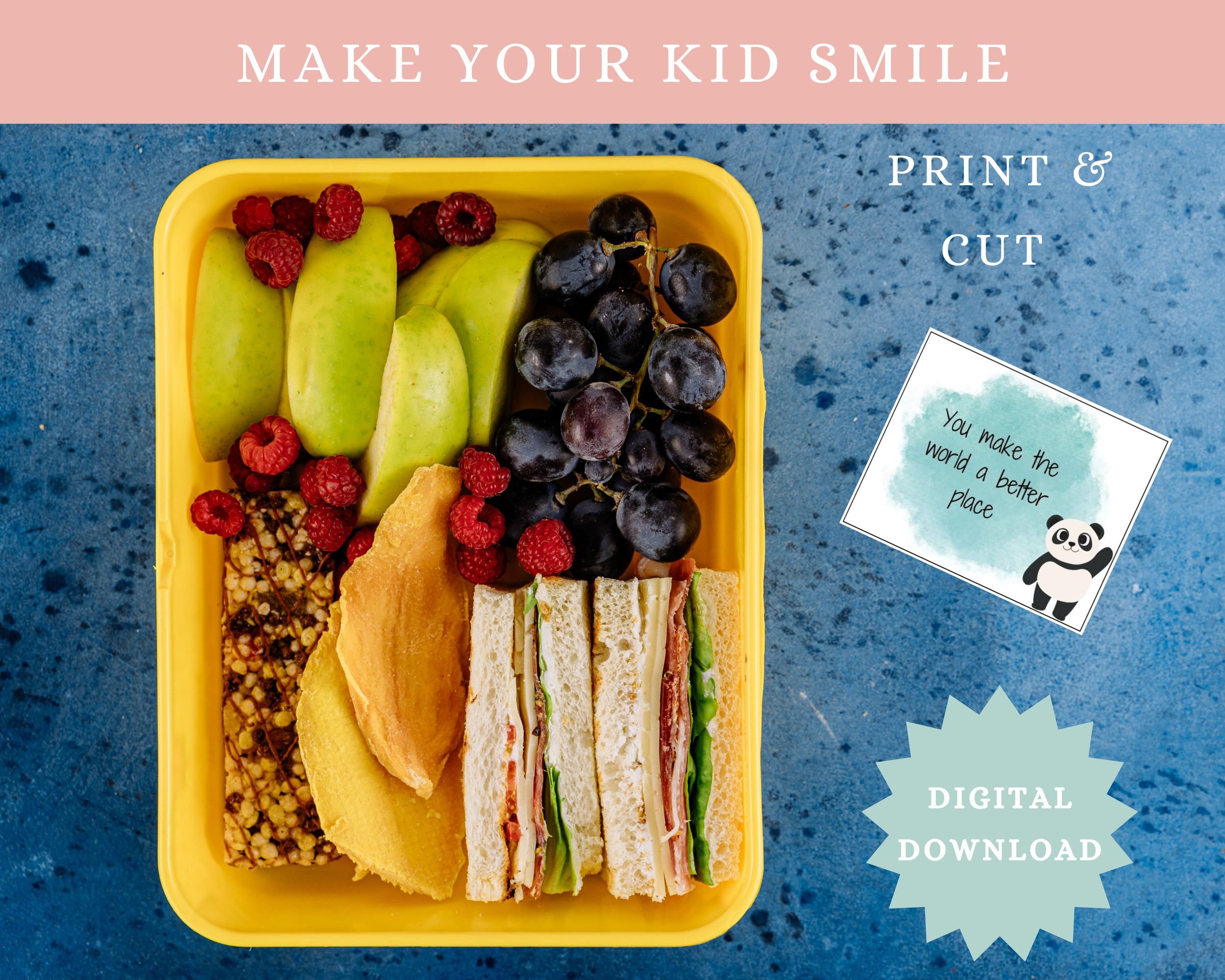 45 Kindness Cards Affirmation Cards Inspiring Lunchbox Printable Notes ...