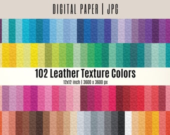 100 Leather Texture Digital Paper, Commercial Use Instant Download ...