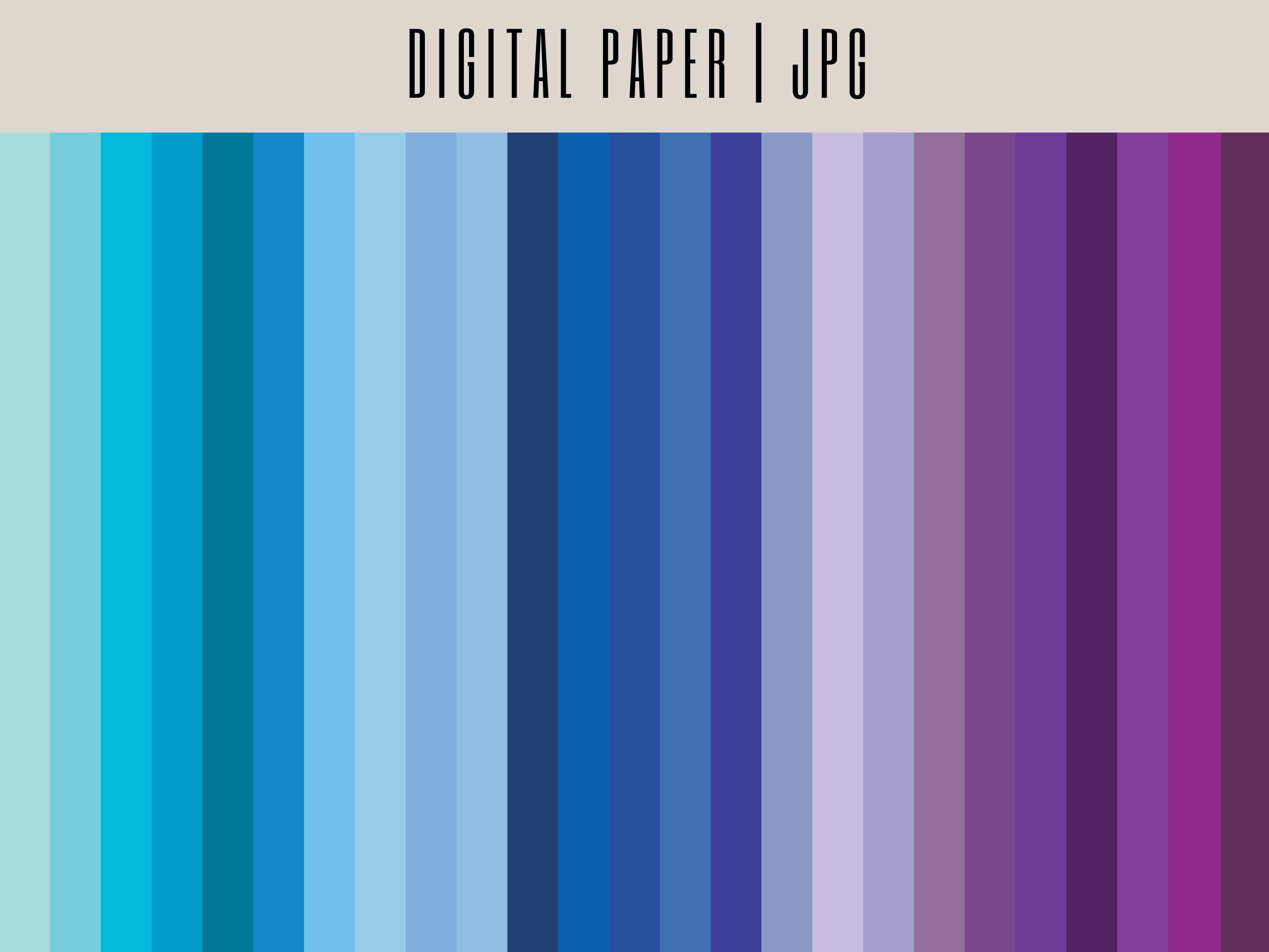 100 Plain Solid Colors Digital Paper Bundle, 3600x3600 Pixels ...