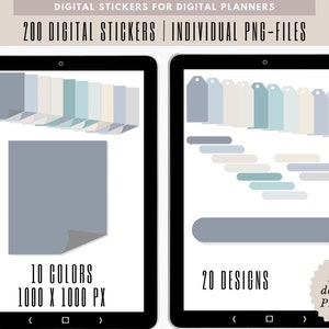 200 Goodnotes Sticky Notes Stickers Digital Notes Ipad - Etsy Norway