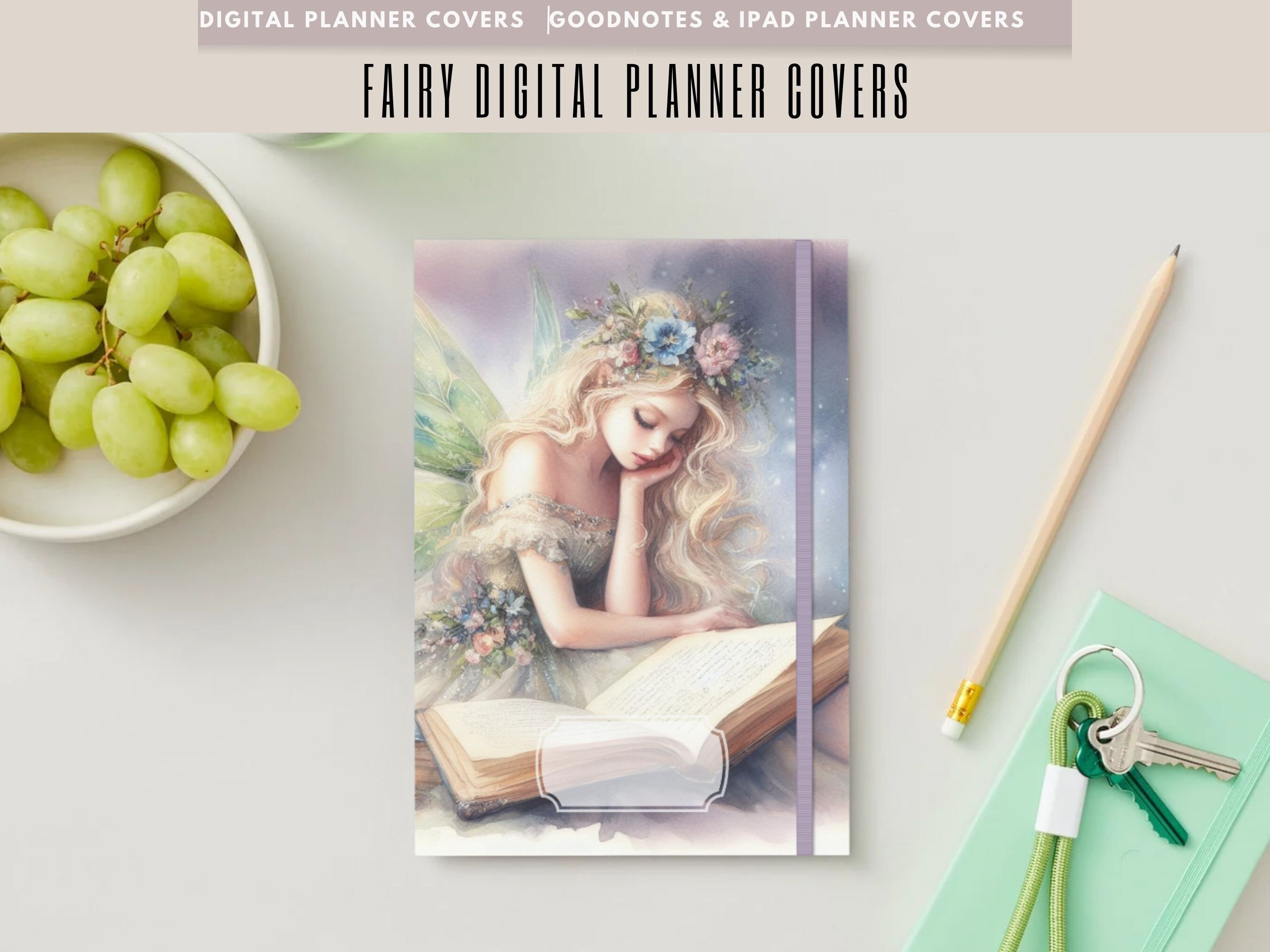 8 Fairy Junk Journal Printable Planner Cover Digital - Etsy
