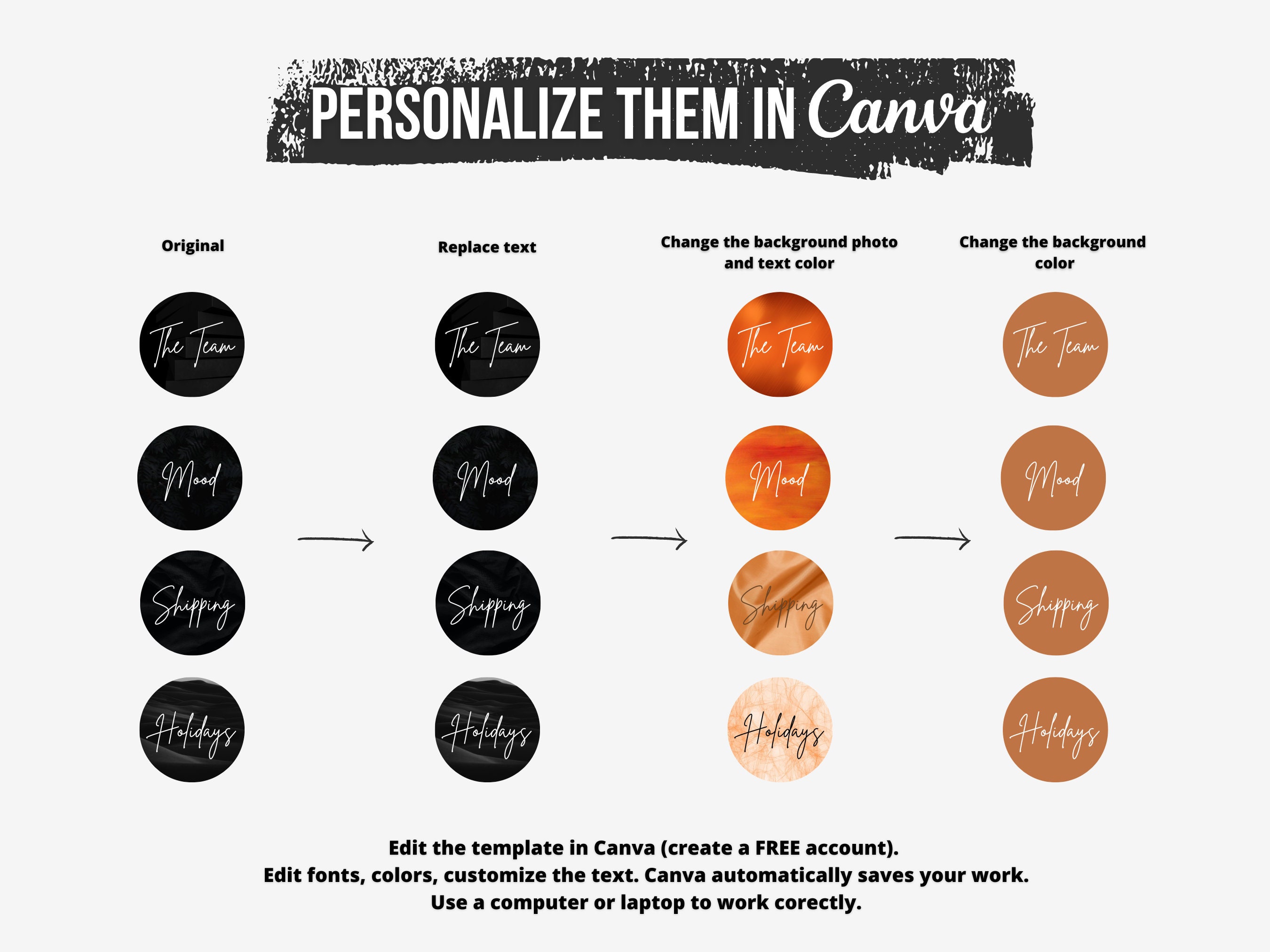 100 Black Instagram Highlight Covers Minimalist IG Story - Etsy