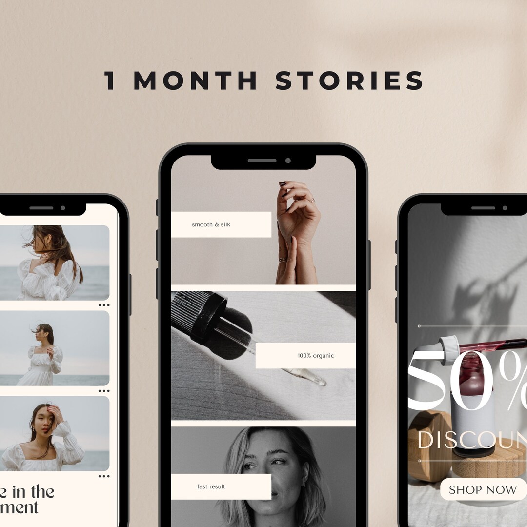 31 Instagram Story Templates Minimalist Insta Stories Canva Aesthetic ...