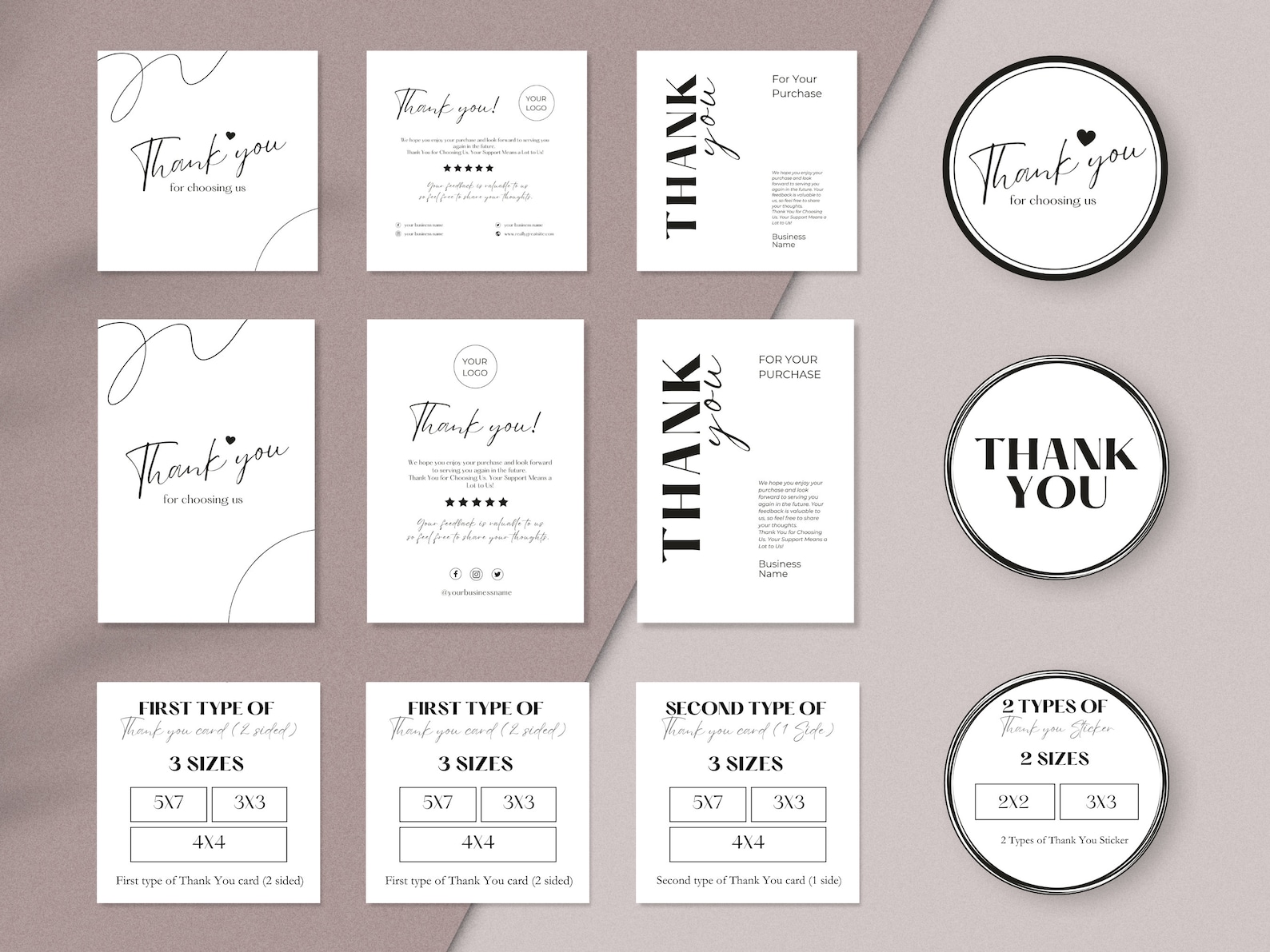 Editable Small Business Bundle Template, Craft Show Bundle, Order Form ...
