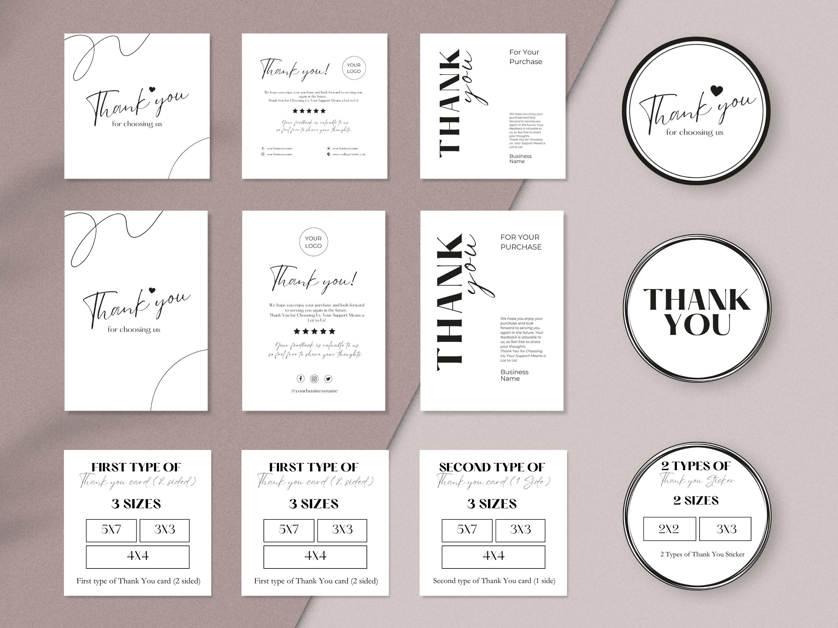 Editable Small Business Bundle Template, Craft Show Bundle, Order Form ...