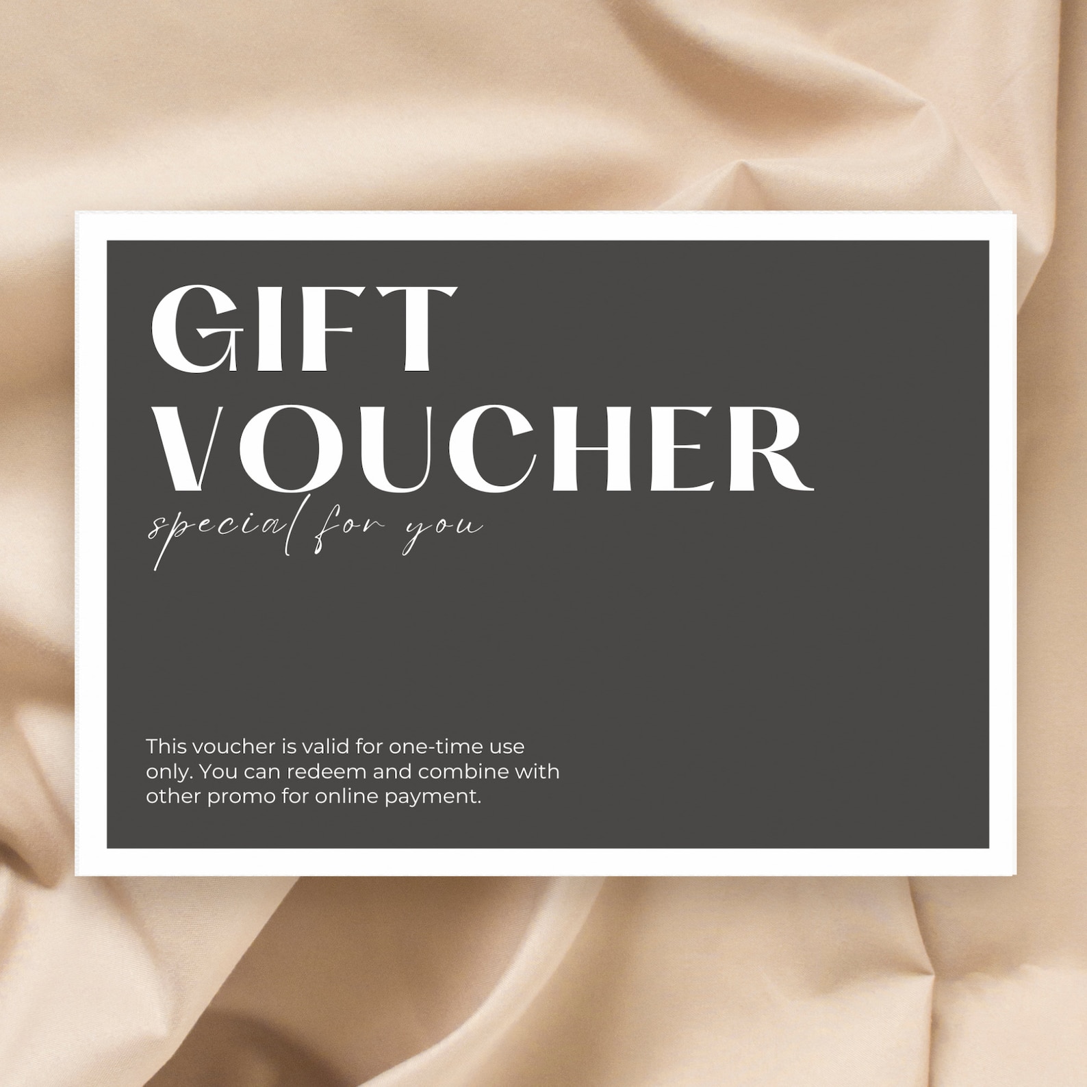 Gift Voucher Template Canva Gift Certificate Editable Template Gift ...