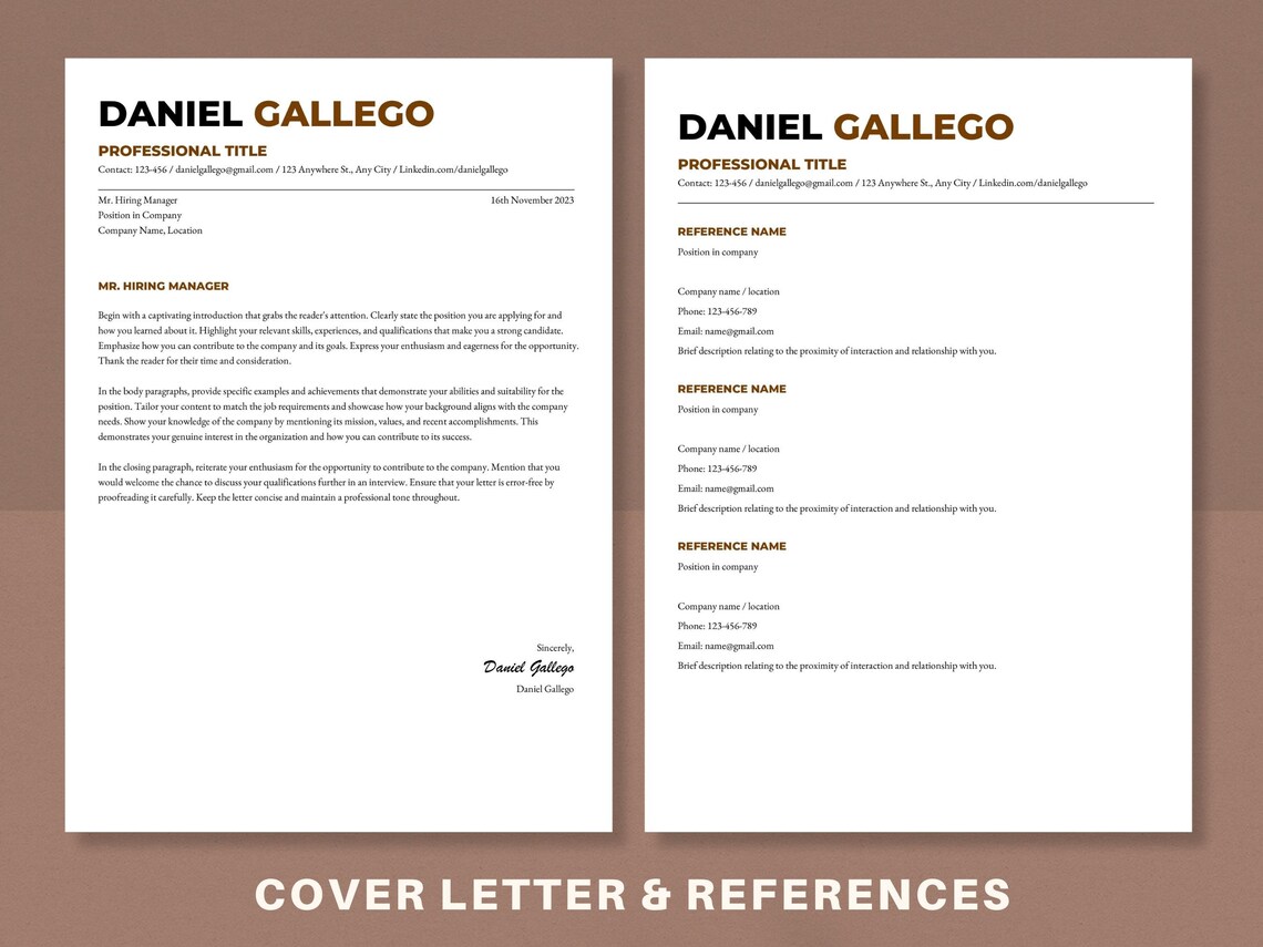 Resume Template for Google Docs Resume Template ATS Friendly Resume ...