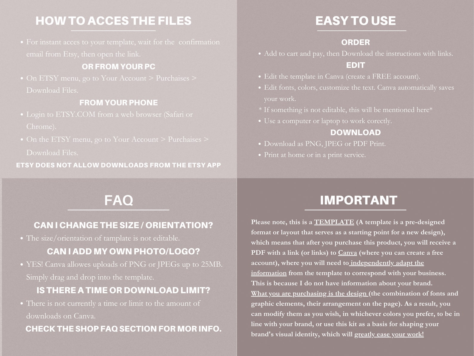 Editable Small Business Bundle Template, Craft Show Bundle, Order Form ...