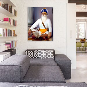 Baba Deep Singh Ji Photo on Canvas High Quality Made in Canada - Etsy