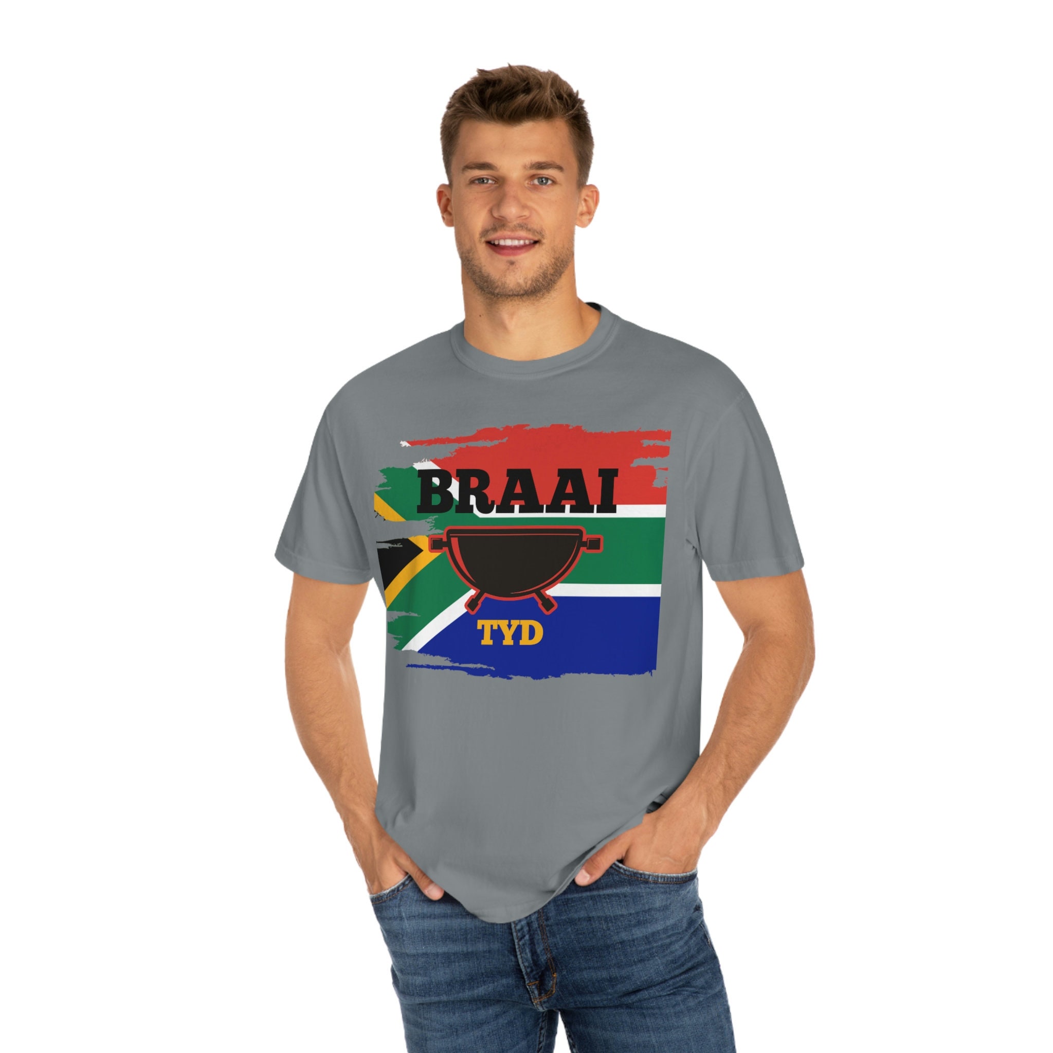 Braai Shirt Unisex Braai Tyd T-shirt South African Tees Gift for South ...