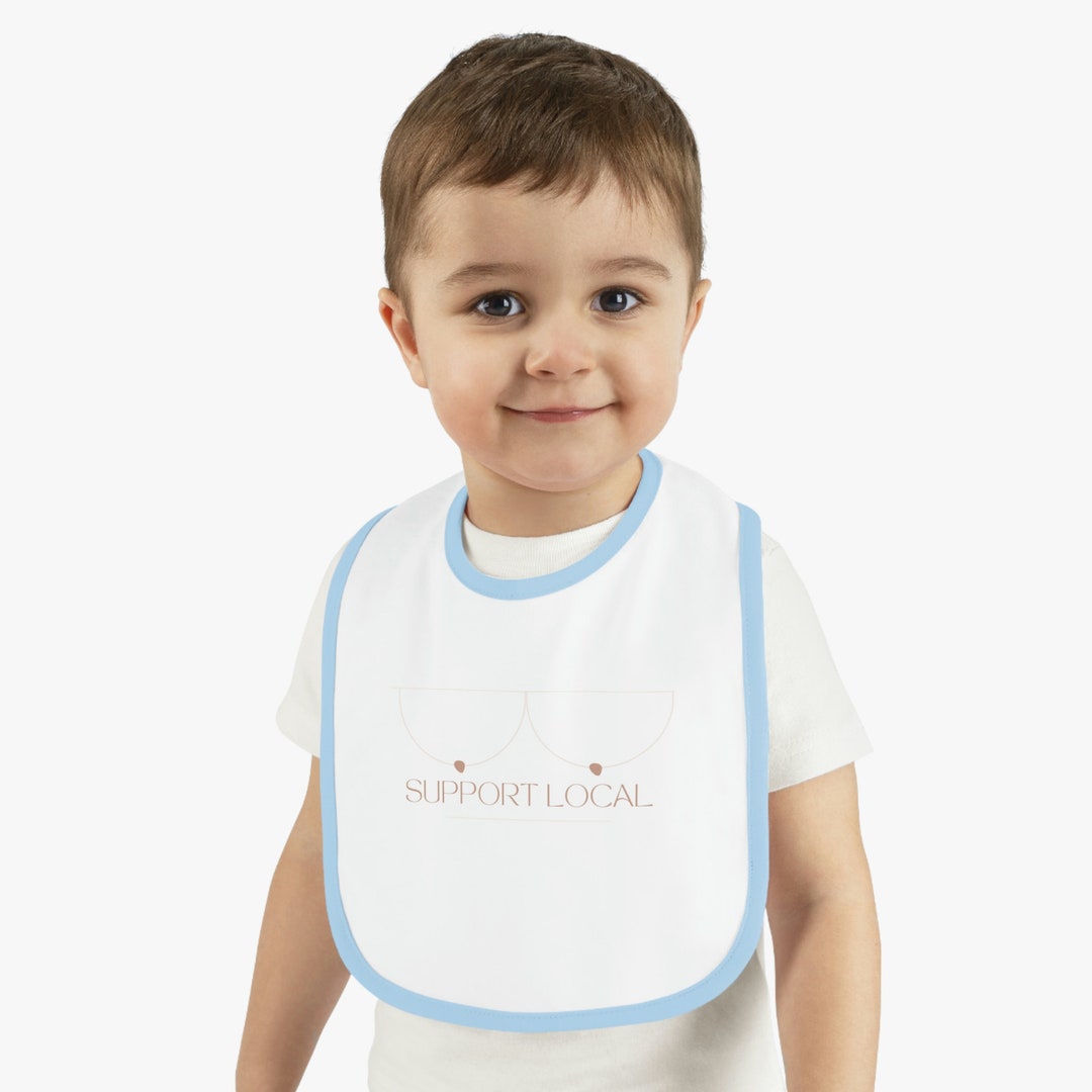 Funny Bib Support Breastfeeding Bib for Baby Gift for New Parents Gift for Breastfeeding Parent ...