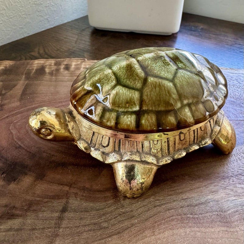 Turtle Trinket Box - Etsy