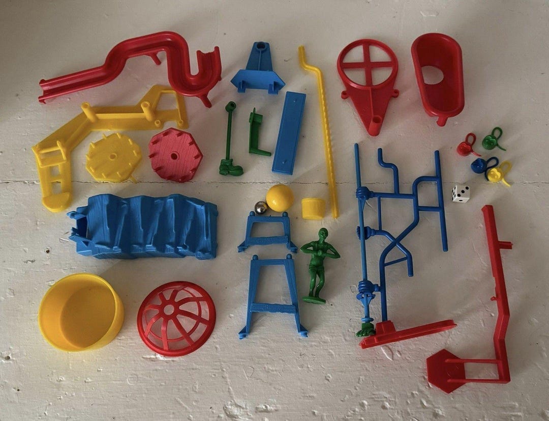 Vintage Mouse Trap Replacement Pieces for 1986 MB Mouse Trap Game ...