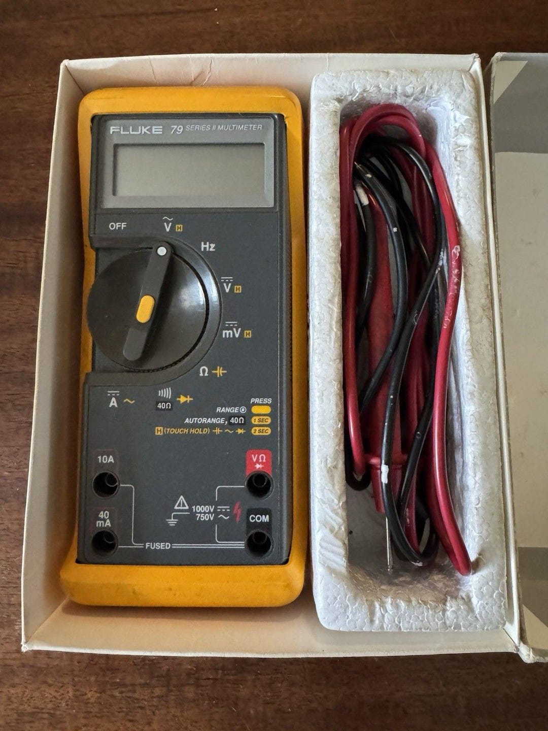 Fluke 79 Series II Multimeter in Case With Probes Box Made in USA Pre ...