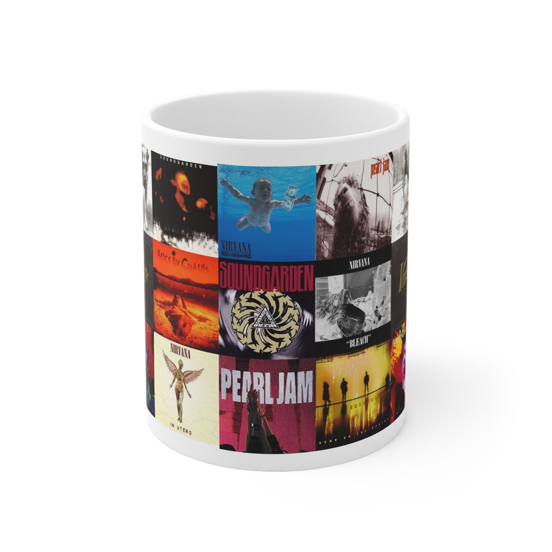Grunge Seattle Album Cover Collage Vitalogy Dirt AIC Ceramic - Etsy