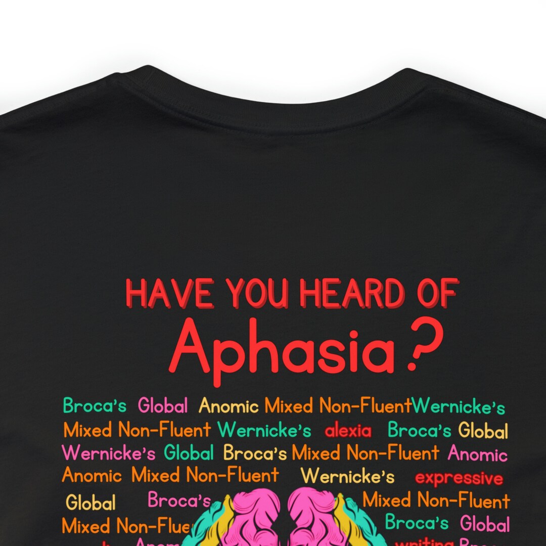 Speech Therapy, Aphasia, Stroke, TBI, Speech Pathology Shirt, Brain ...