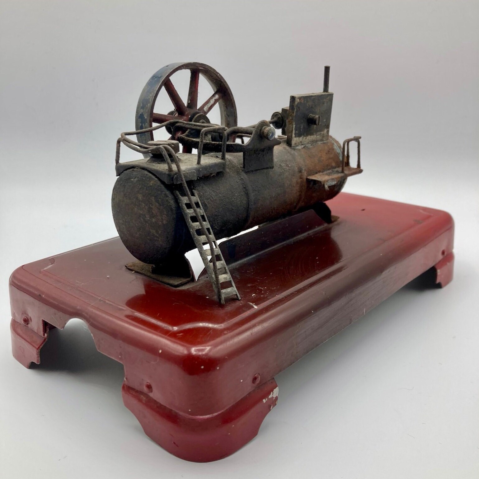 Striking Unique and Absolutely Beautiful Metal Steam Engine - Etsy UK