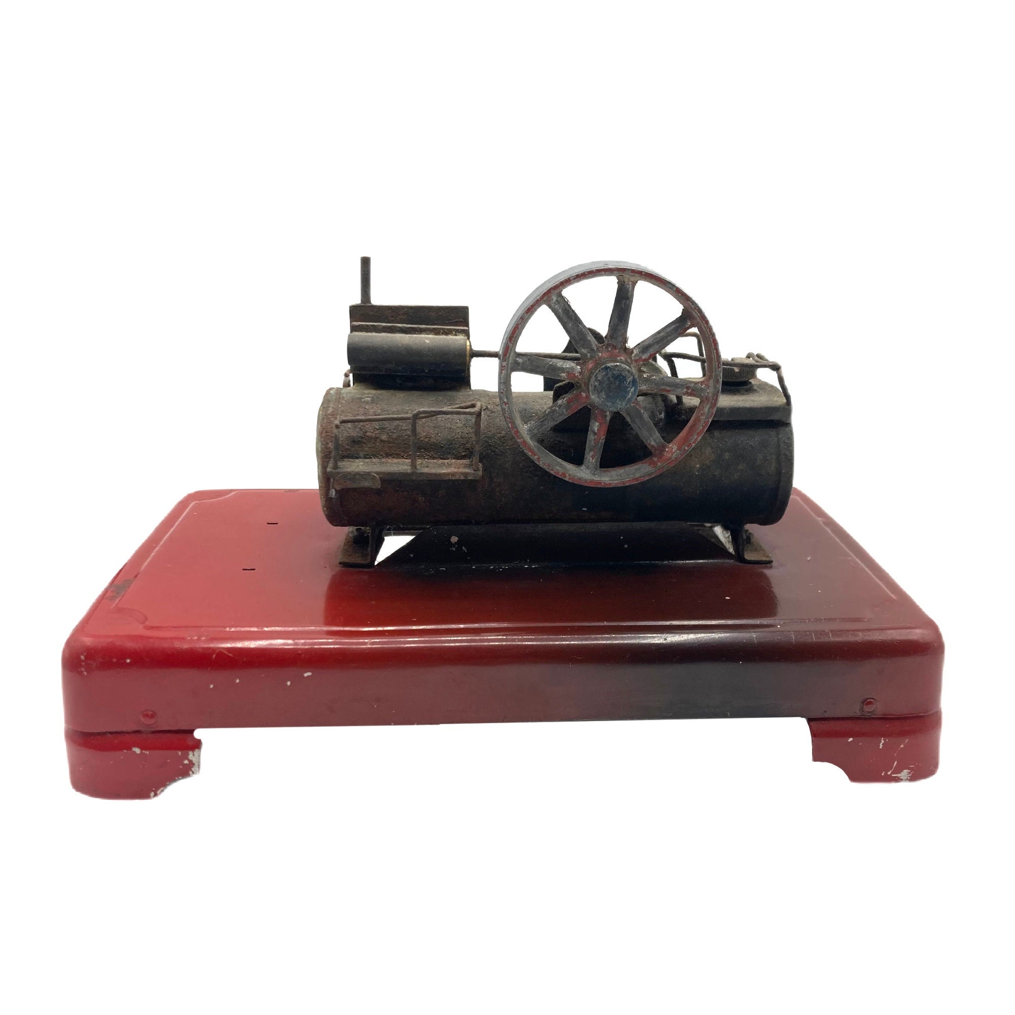 Striking Unique and Absolutely Beautiful Metal Steam Engine - Etsy UK