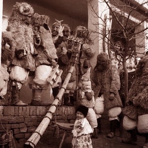 Unique Mid Century Hungarian Masks by Mária Kovács Wall Art Set Vintage ...