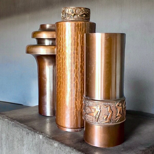 Copper Vases - Etsy