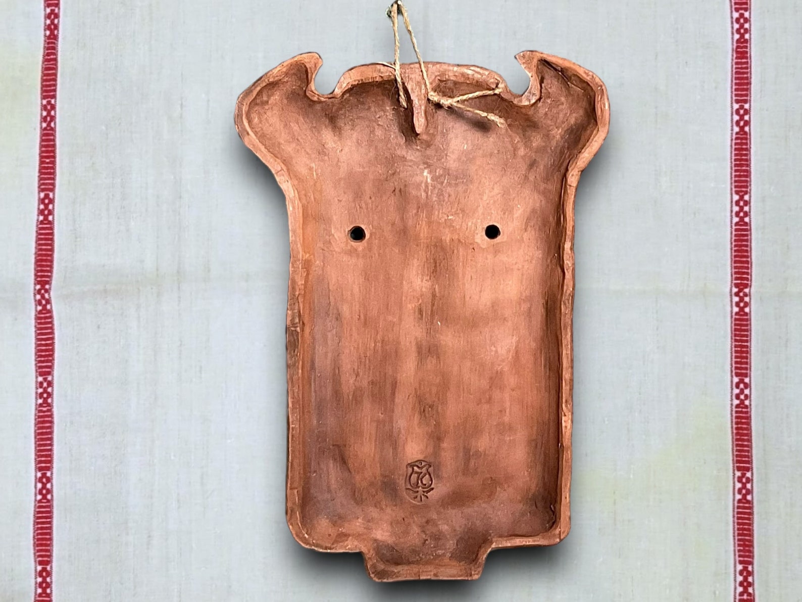 Unique Mid Century Hungarian Masks by Mária Kovács Wall Art Set Vintage ...