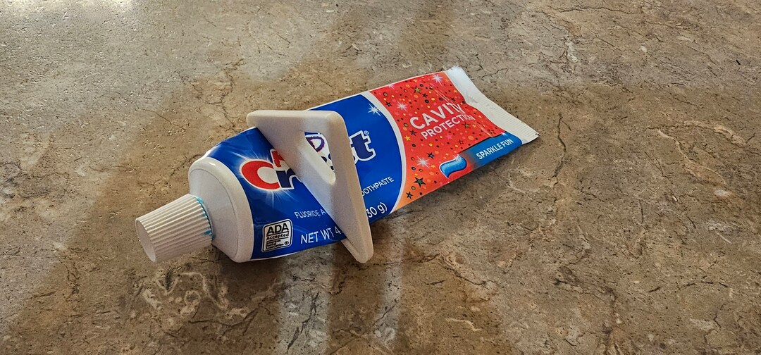 3D Printed Toothpaste Tube Squeezer - With FREE Crest to Crest Coupler ...
