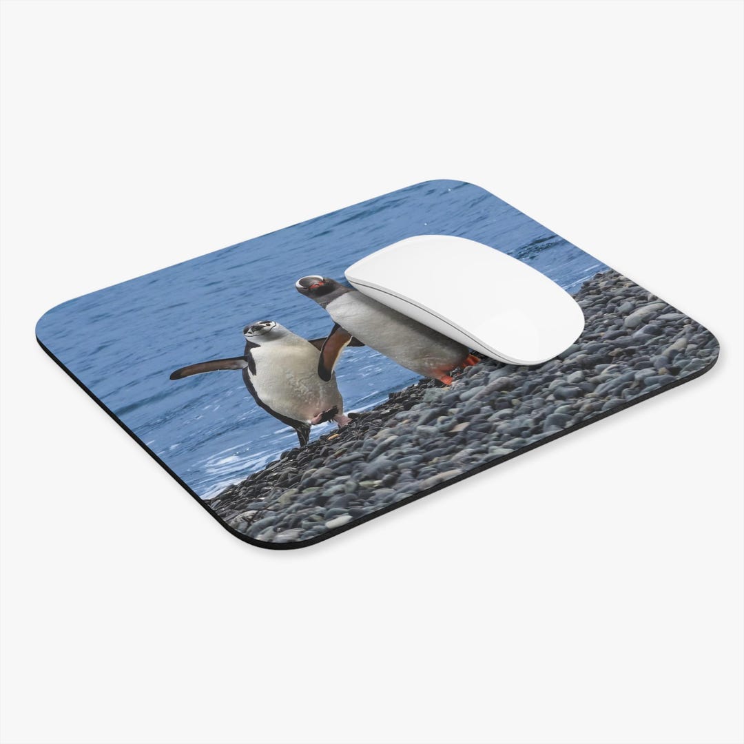 Antarctica - Playful Penguins Mouse Pad - Etsy