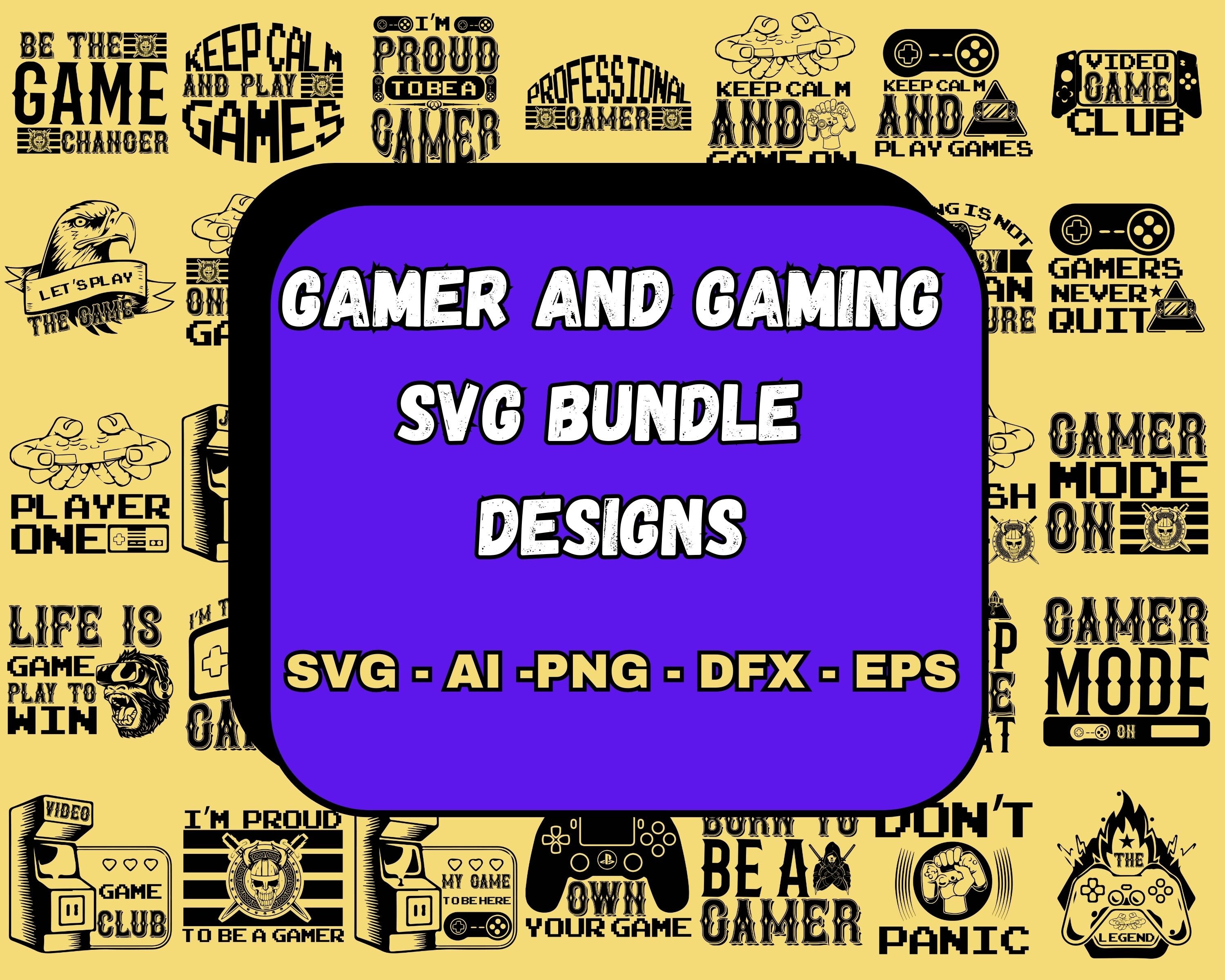 Gamer SVG Bundle Gamer Svg Gaming Svg Bundle Video Games - Etsy