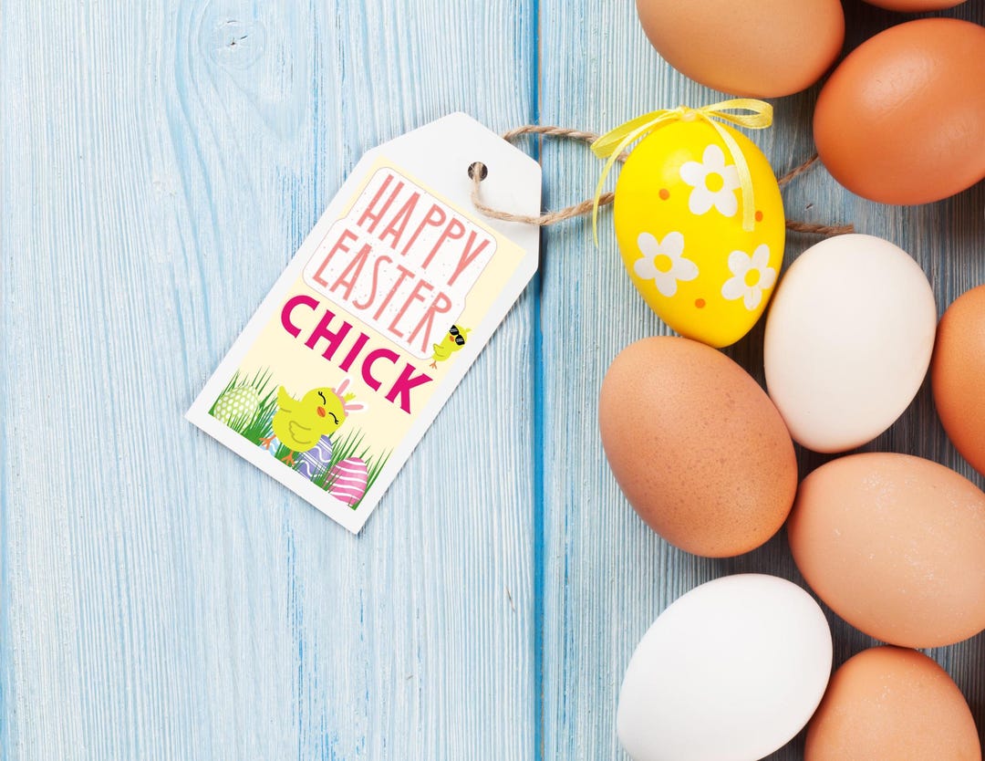 Printable Easter Gift Tags, Happy Easter Cards, Instant Download Labels ...
