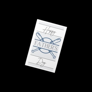 Fathers Day Gift Tag Baseball Printable - Etsy