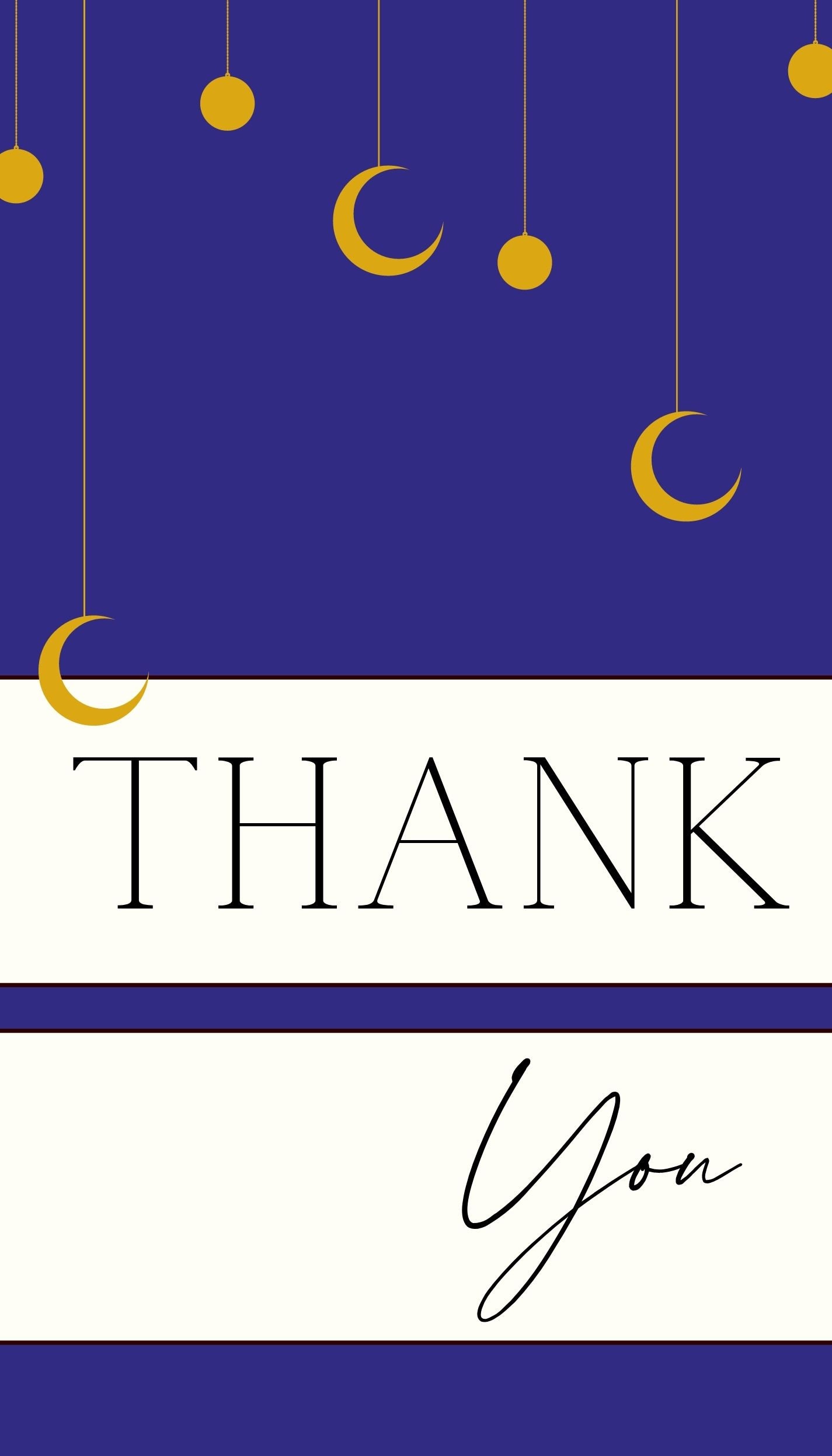 Thank You Moon and Stars Baby Shower Gift Tag Printable PDF SVG ...