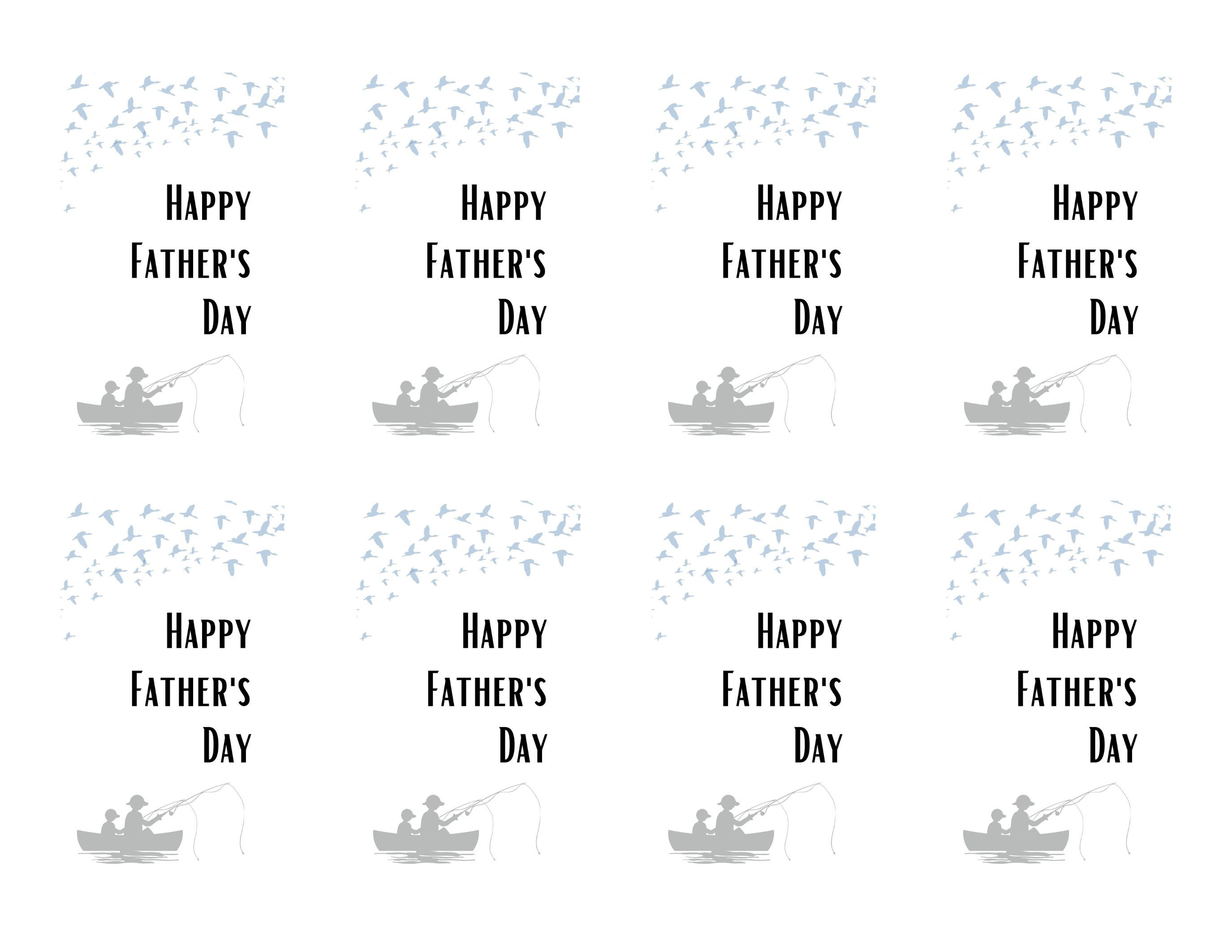 Father's Day Gift Tags, Fishing Buddy, Printable Gift Tag PDF, Dad Gift ...