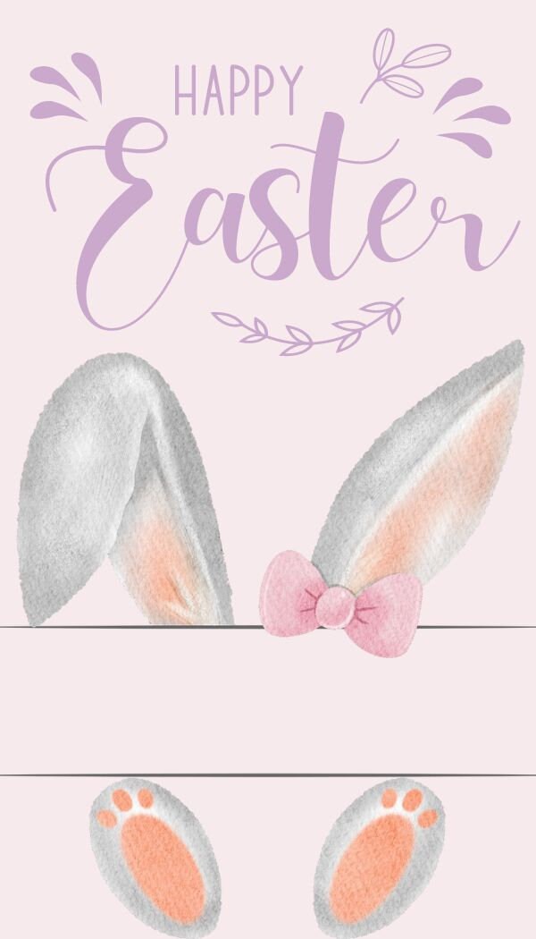 Easter Gift Tags, Name Tag Template, Printable Gift Tag, Happy Easter ...