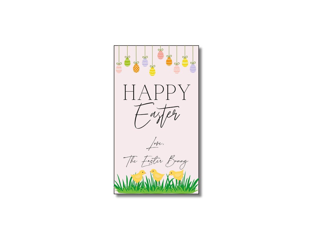 Printable Easter Gift Tags, Cute Chick Design (PDF) - Etsy