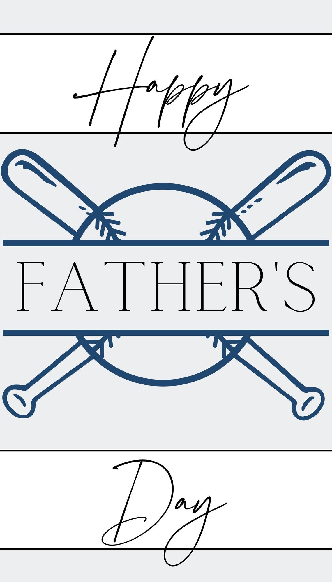 Fathers Day Gift Tag Baseball Printable - Etsy