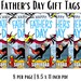 Father's Day Gift Tags, Superdad Comic Fathers Day Gifts, Superhero Dad ...