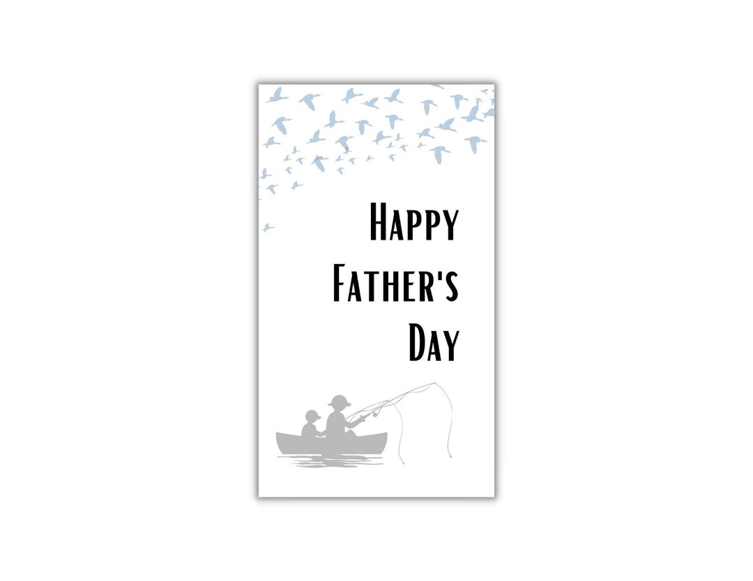 Fishing Buddy Father's Day Gift Tags (printable PDF) - Etsy