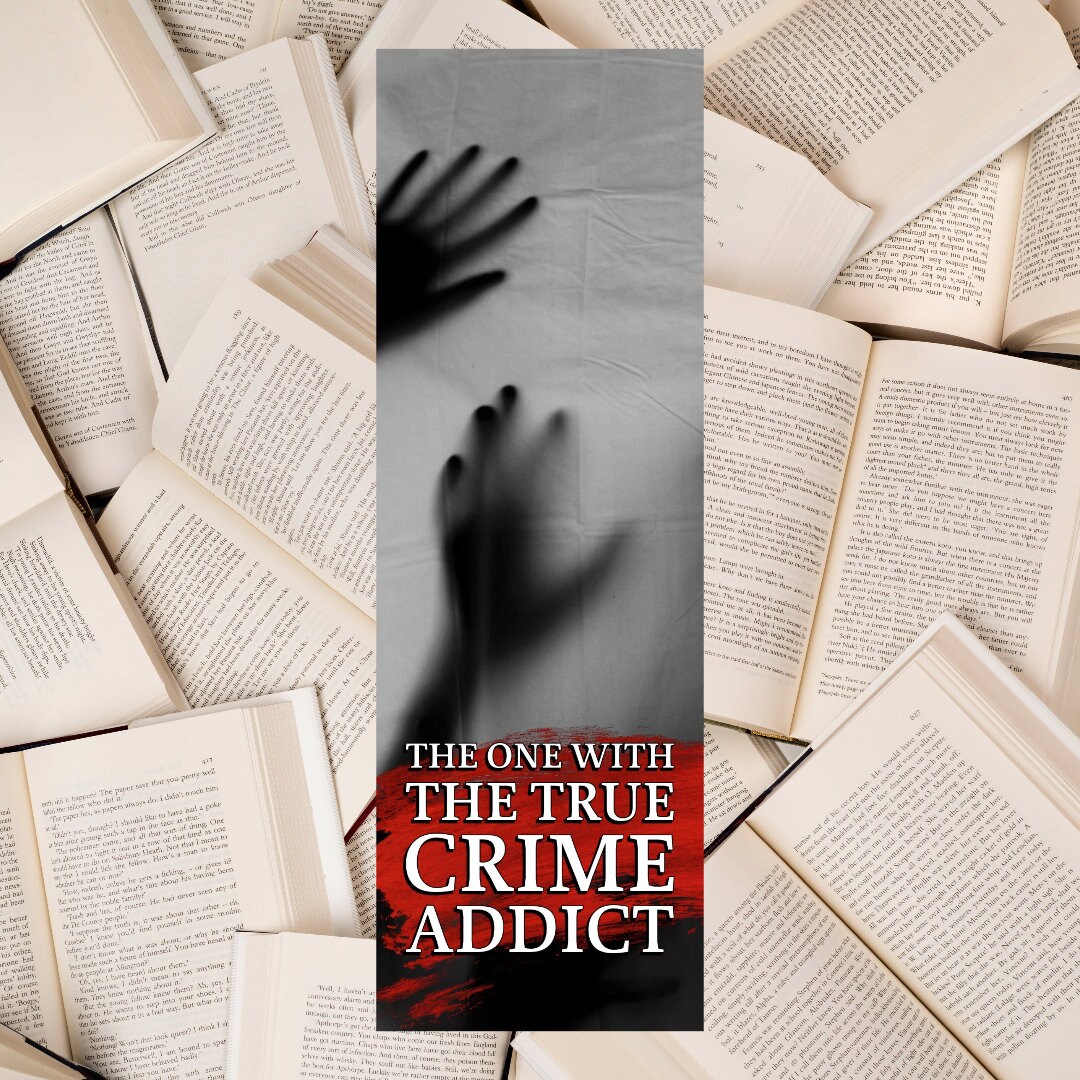 The One With The True Crime Addict Book Mark Etsy