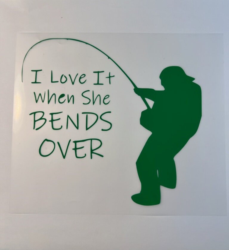 Fishing Window Decal - Etsy