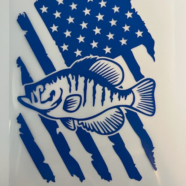 Crappie Decal - Etsy