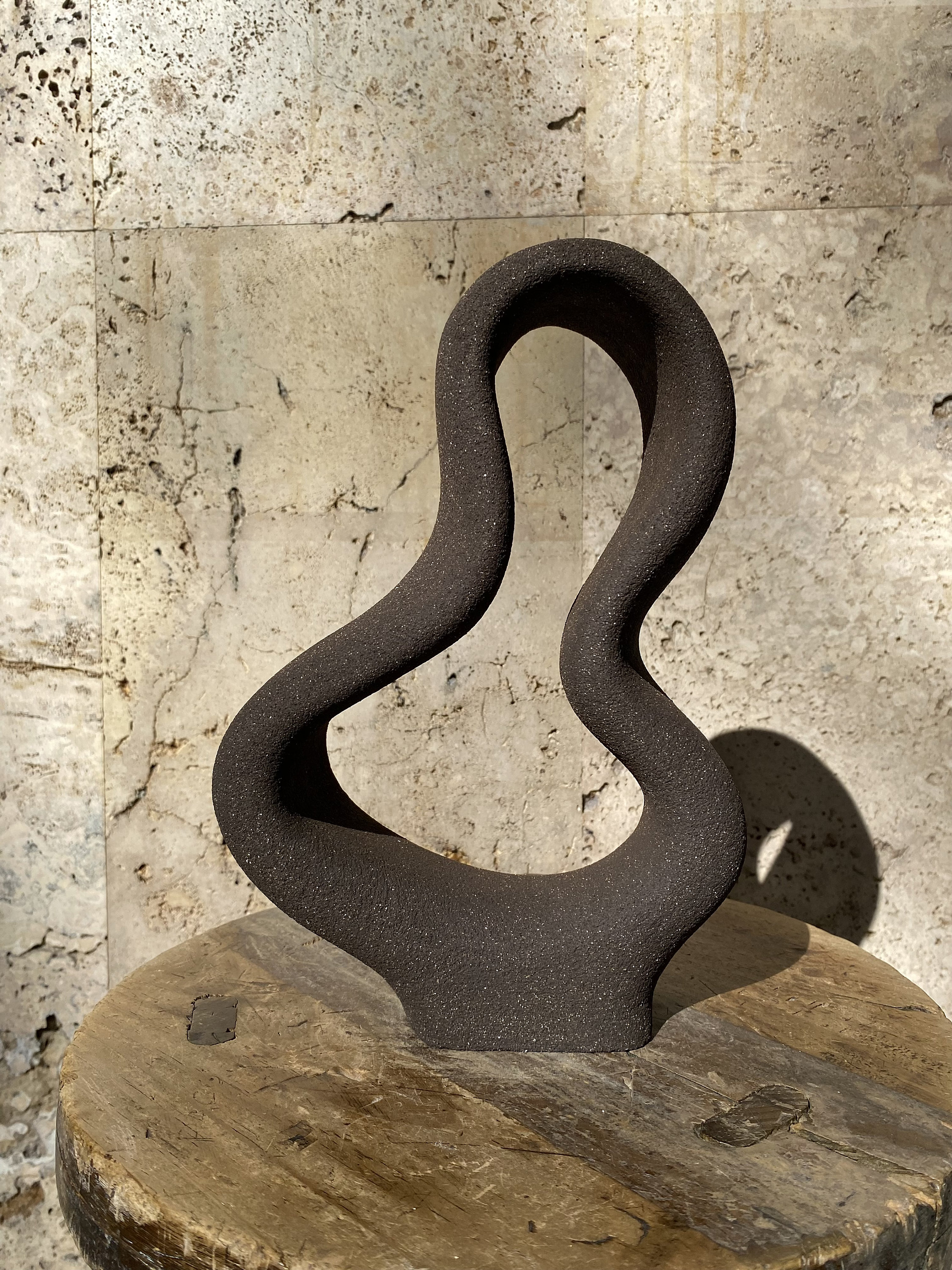 Black Abstract Ceramic Sculpture Two - Etsy