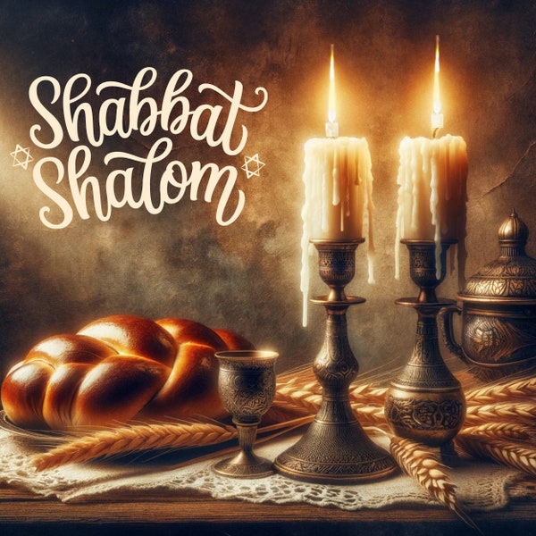 Shabbat Candlesticks - Etsy
