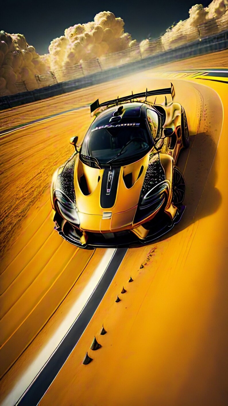 Ethereal Drives Wallpaper Bundle: 10 Futuristic Sports Car Digital Art ...