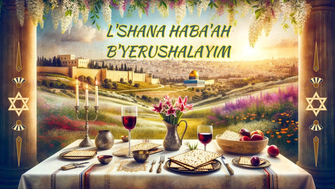 4K 'next Year in Jerusalem' Ultra HD Digital Art Display Jewish ...